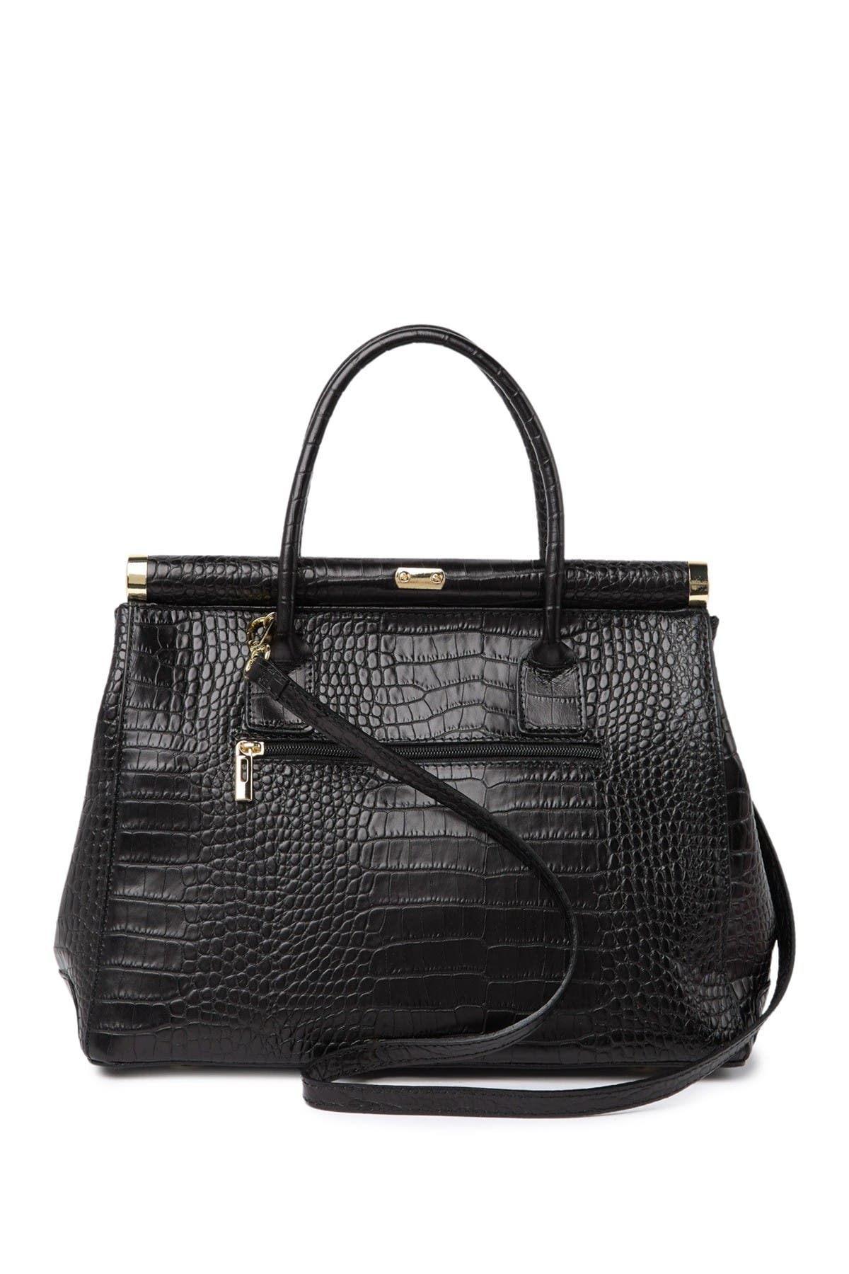 Giorgio Costa | Leather Croc Embossed Satchel | Nordstrom Rack