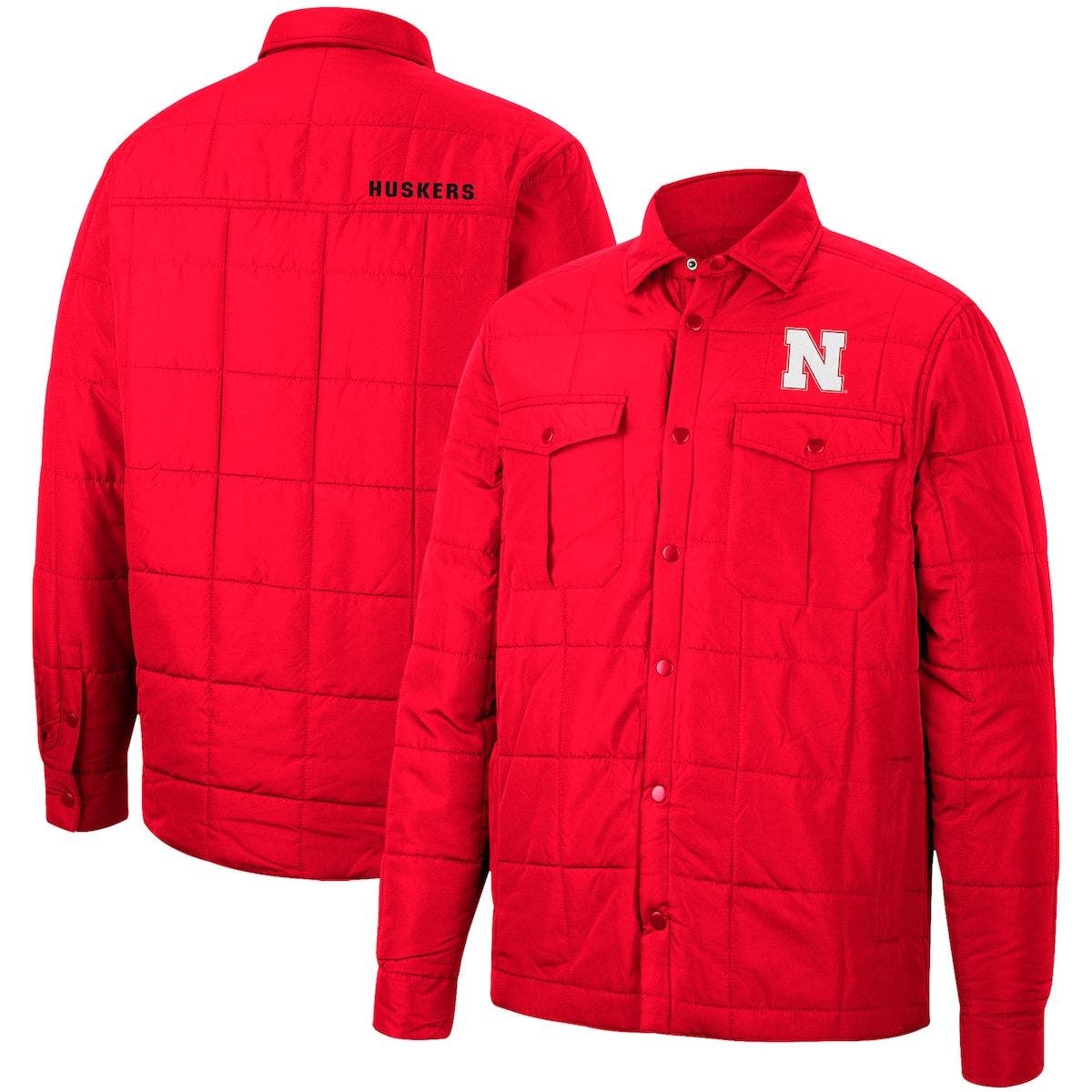 COLOSSEUM Men's Colosseum Scarlet Nebraska Huskers Detonate Quilted ...