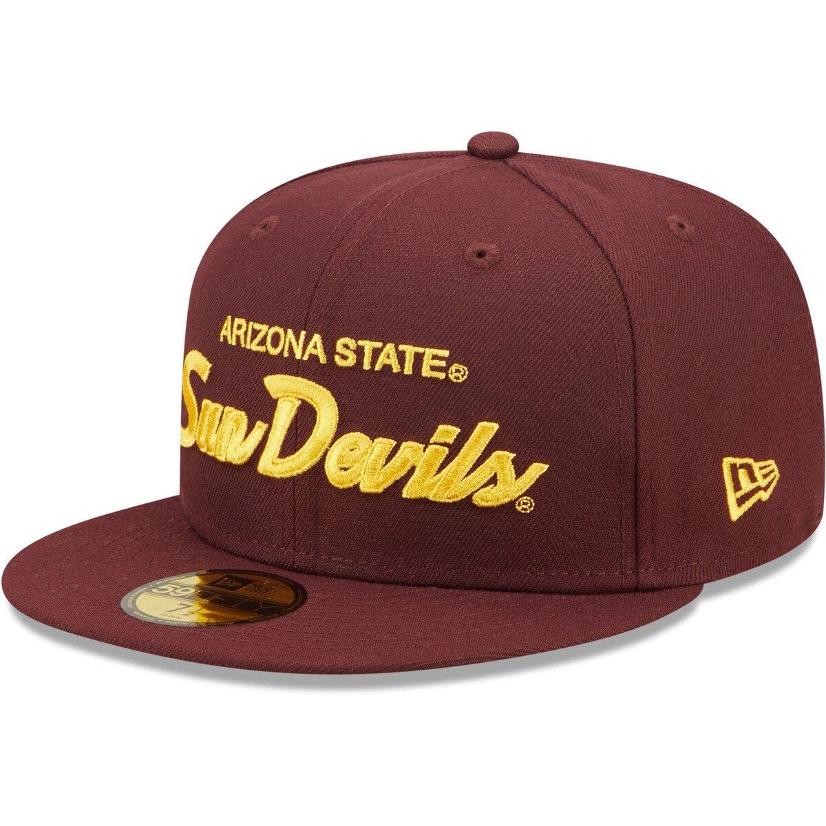 New Era Men's New Era Maroon Arizona State Sun Devils Script Original ...