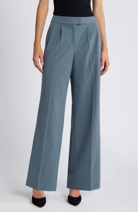 Women's Blue Wide-Leg Pants | Nordstrom
