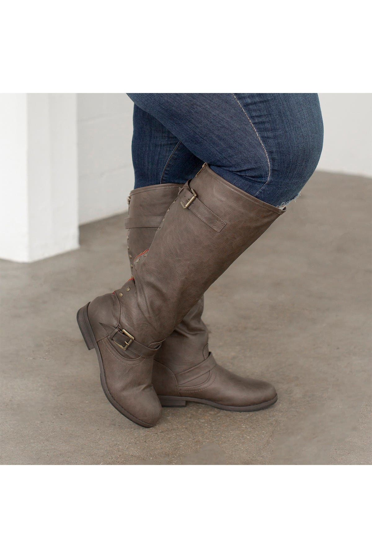 Journee Collection JOURNEE Spokane Riding Boot - Extra Wide Calf (Women ...
