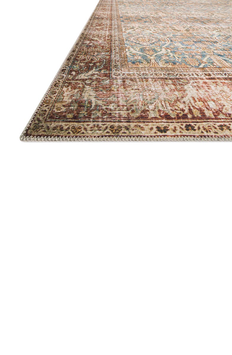 LOLOI II Layla Rug - Ocean/Rust | Nordstromrack