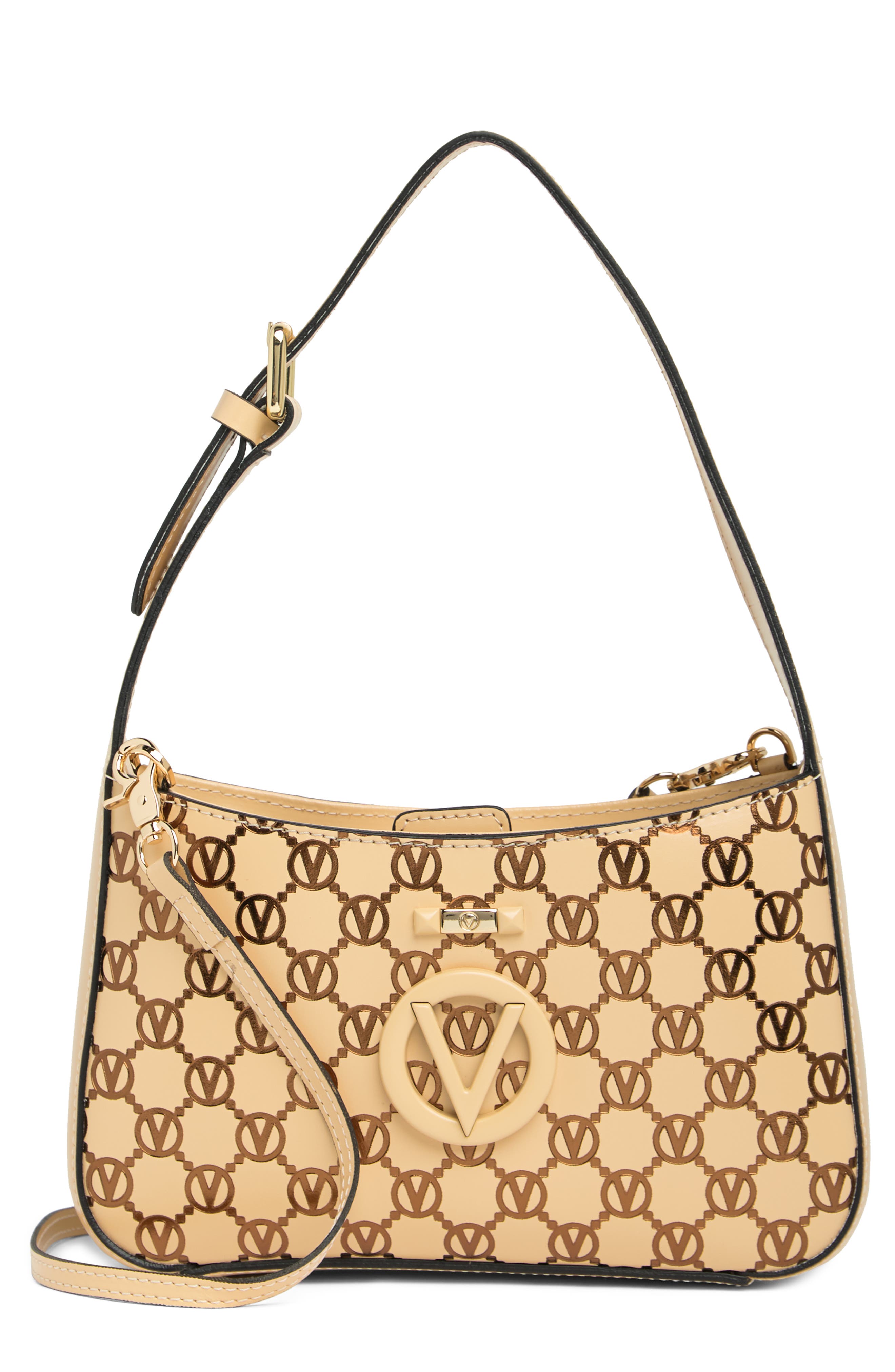 VALENTINO BY MARIO VALENTINO Kai Monogram Leather Shoulder Bag ...