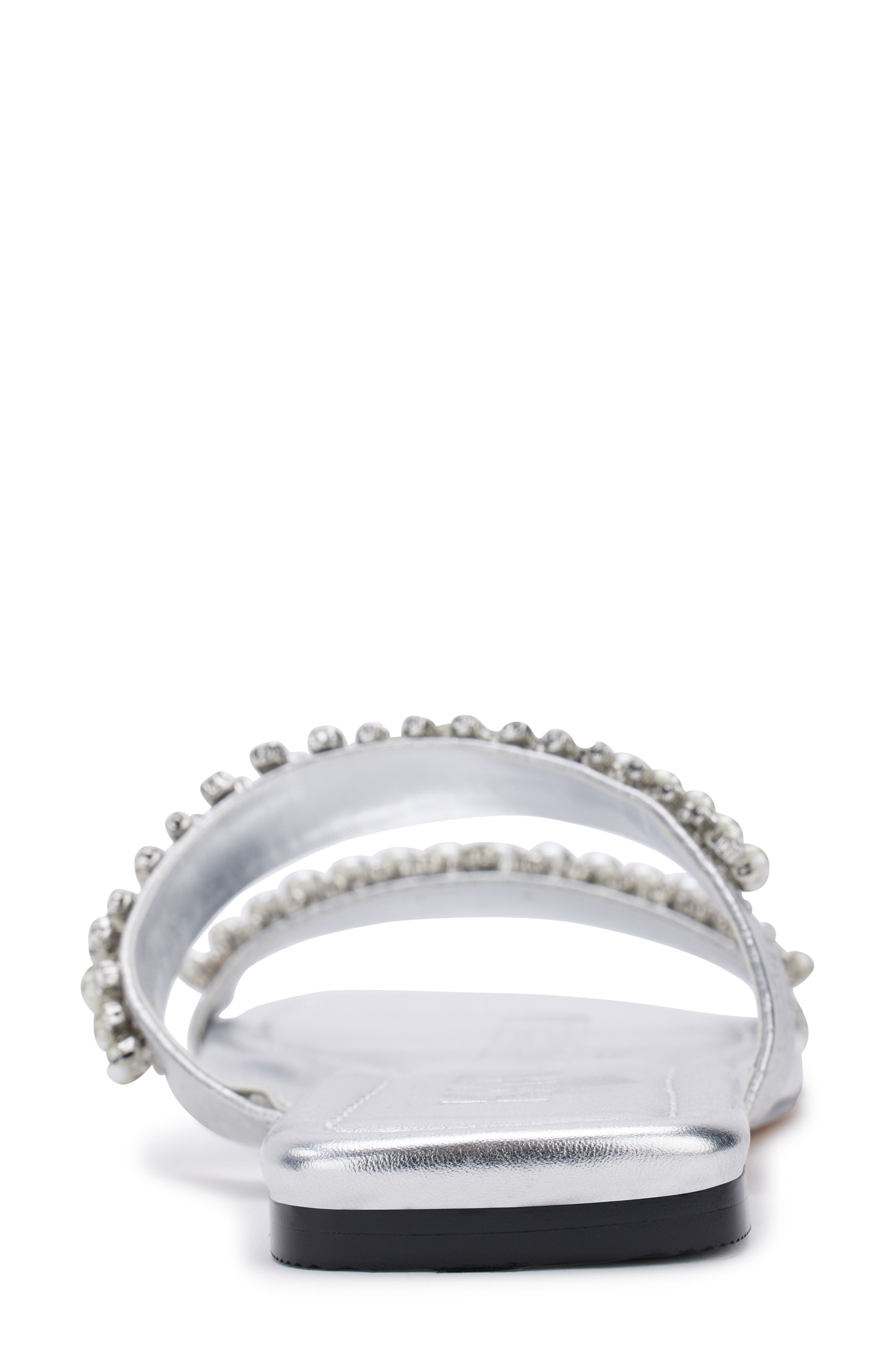 KARL LAGERFELD PARIS Payzlee Rhinestone Slide Sandal (Women ...