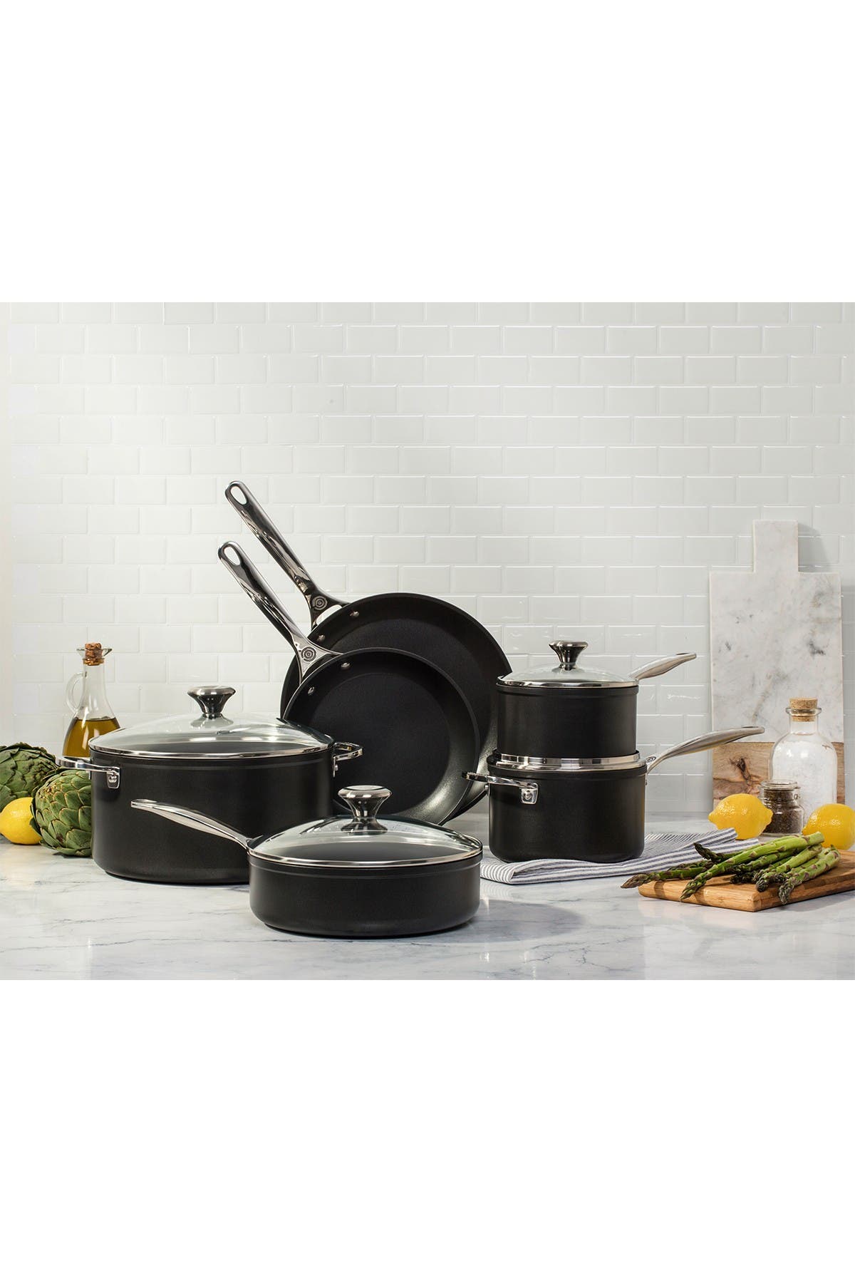Le Creuset 10-Piece Toughened Nonstick PRO Cookware Set | Nordstrom