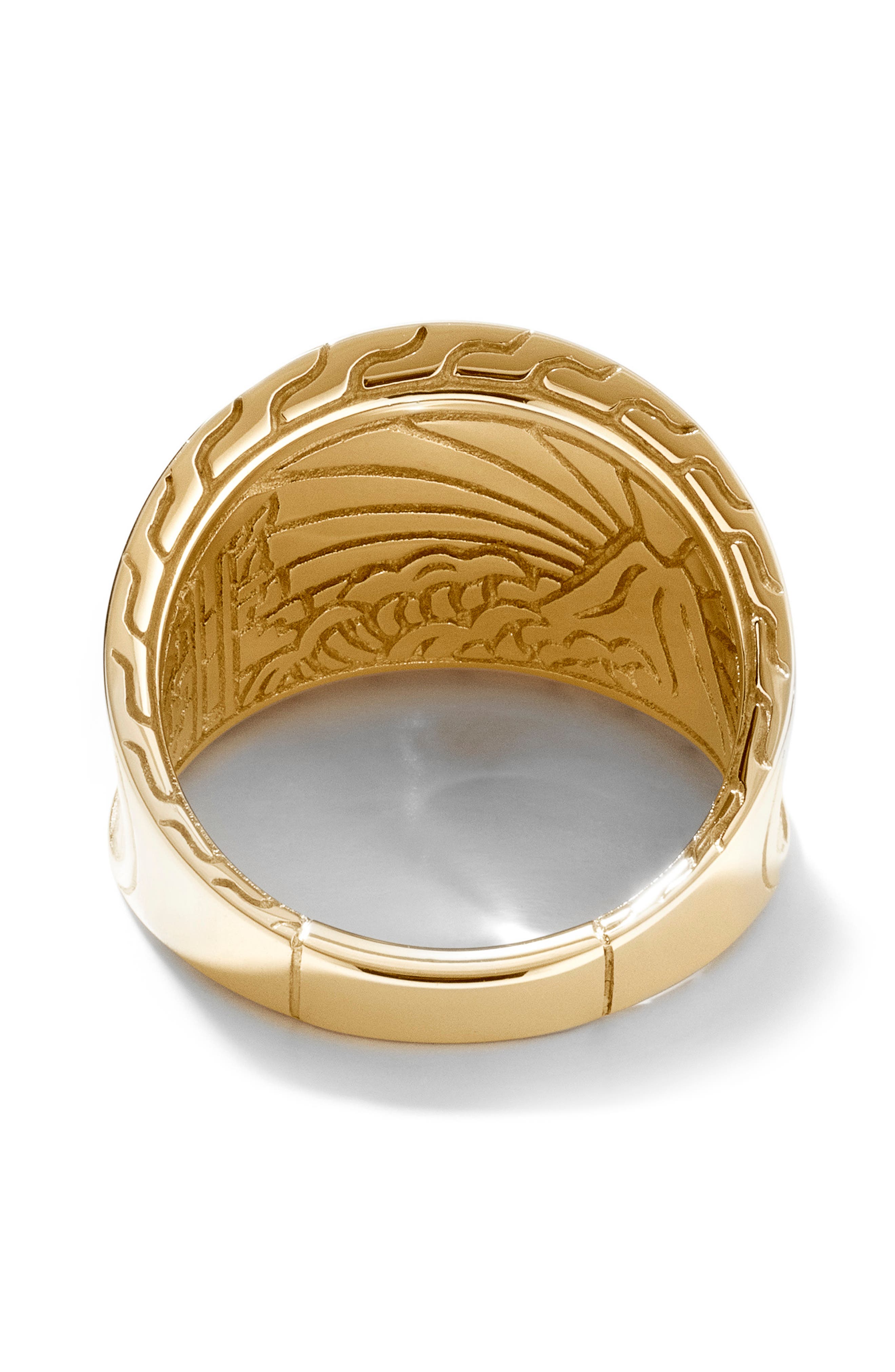 John Hardy Classic Chain Reticulated Saddle Ring | Nordstrom