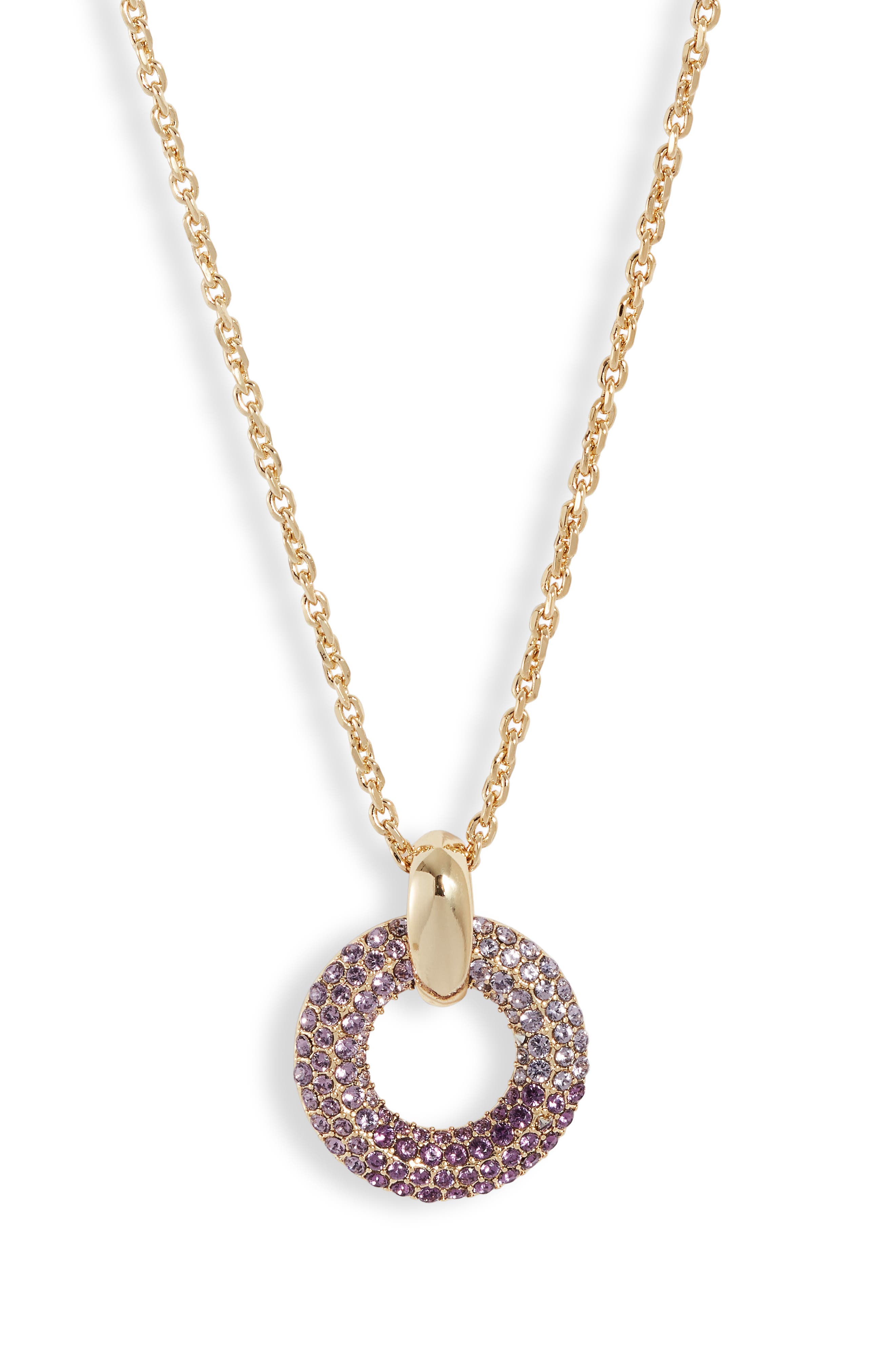 Kendra Scott Mikki Pavé Pendant Necklace | Nordstrom
