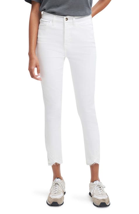 Women's White Cropped Jeans | Nordstrom