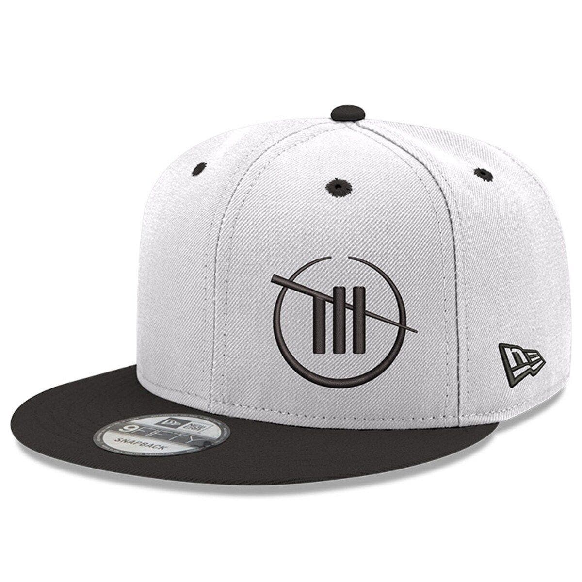 New Era Men's New Era White/Black TRACKHOUSE RACING 9FIFTY Snapback ...