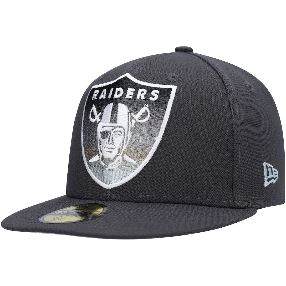 New Era Men's New Era Graphite Las Vegas Raiders Color Dim 59FIFTY ...