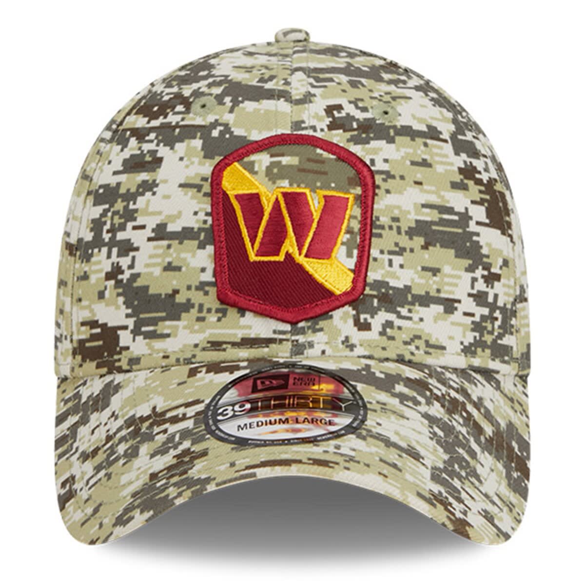 New Era Men's New Era Camo Washington Commanders 2023 Salute To Service ...
