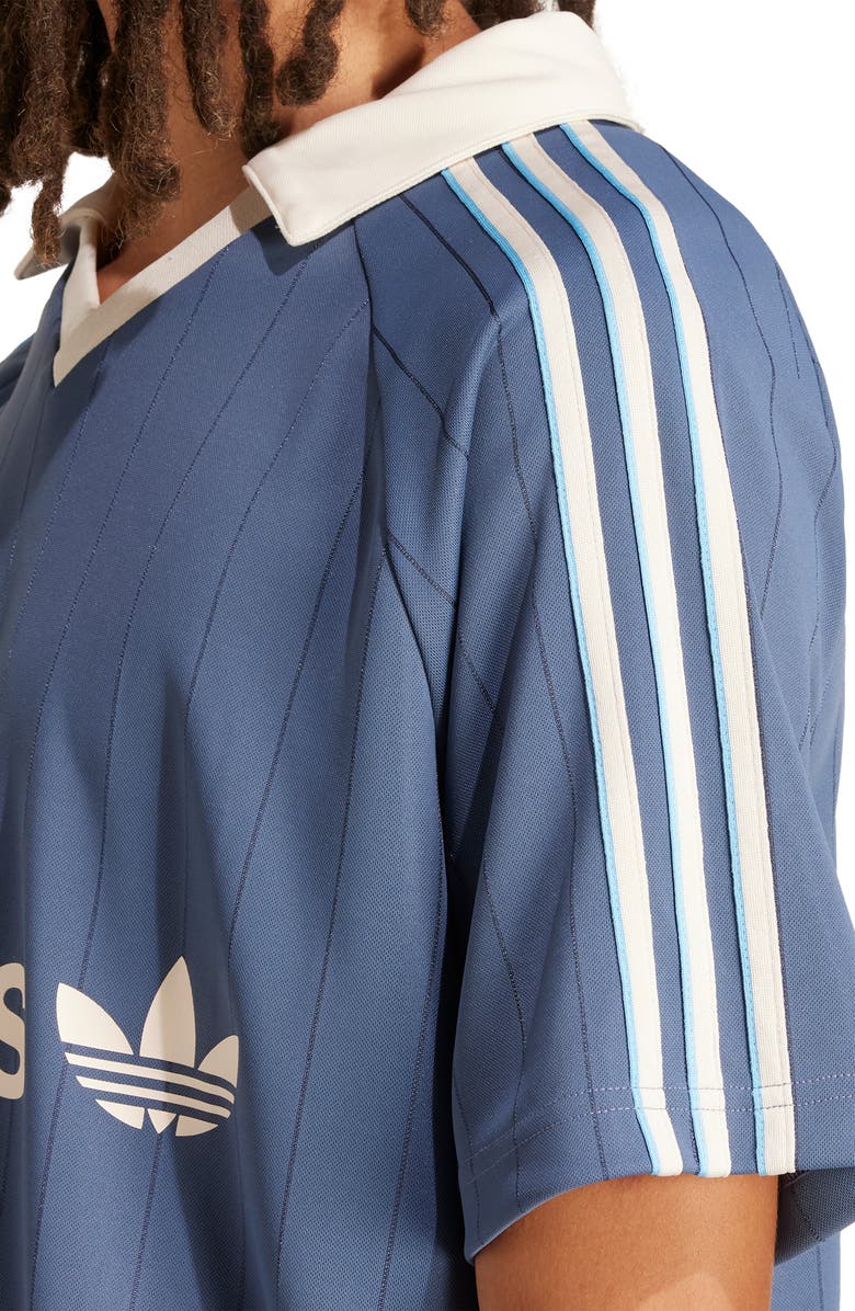 adidas Originals 3-Stripes Pinstripe Jersey | Nordstrom