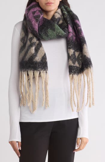 MODENA Geo Bouclé Blanket Scarf | Nordstromrack
