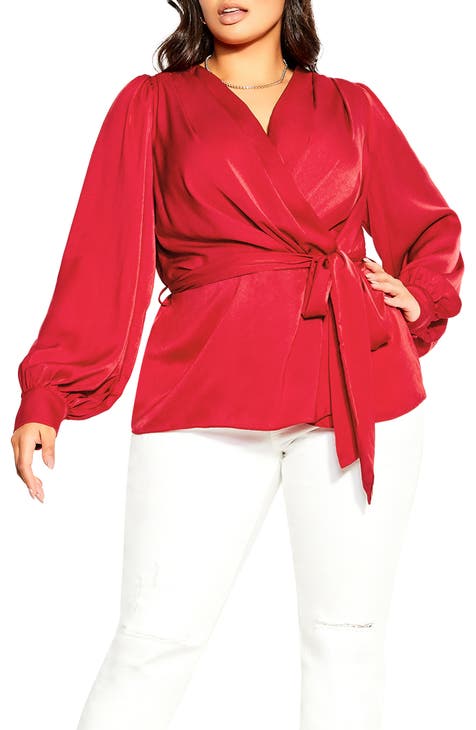 Red Plus-Size Tops for Women | Nordstrom