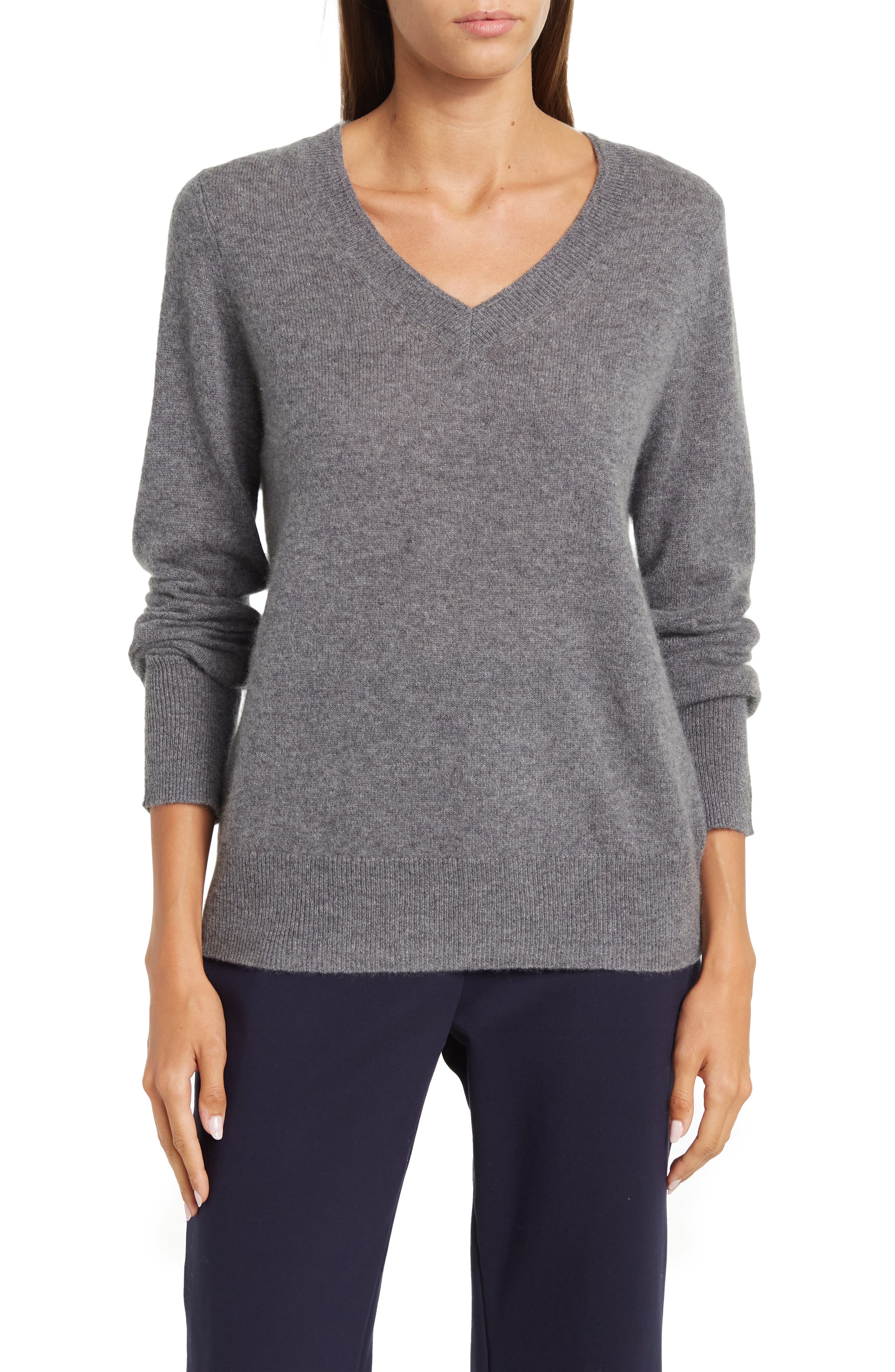 Magaschoni V-Neck Cashmere Sweater | Nordstromrack