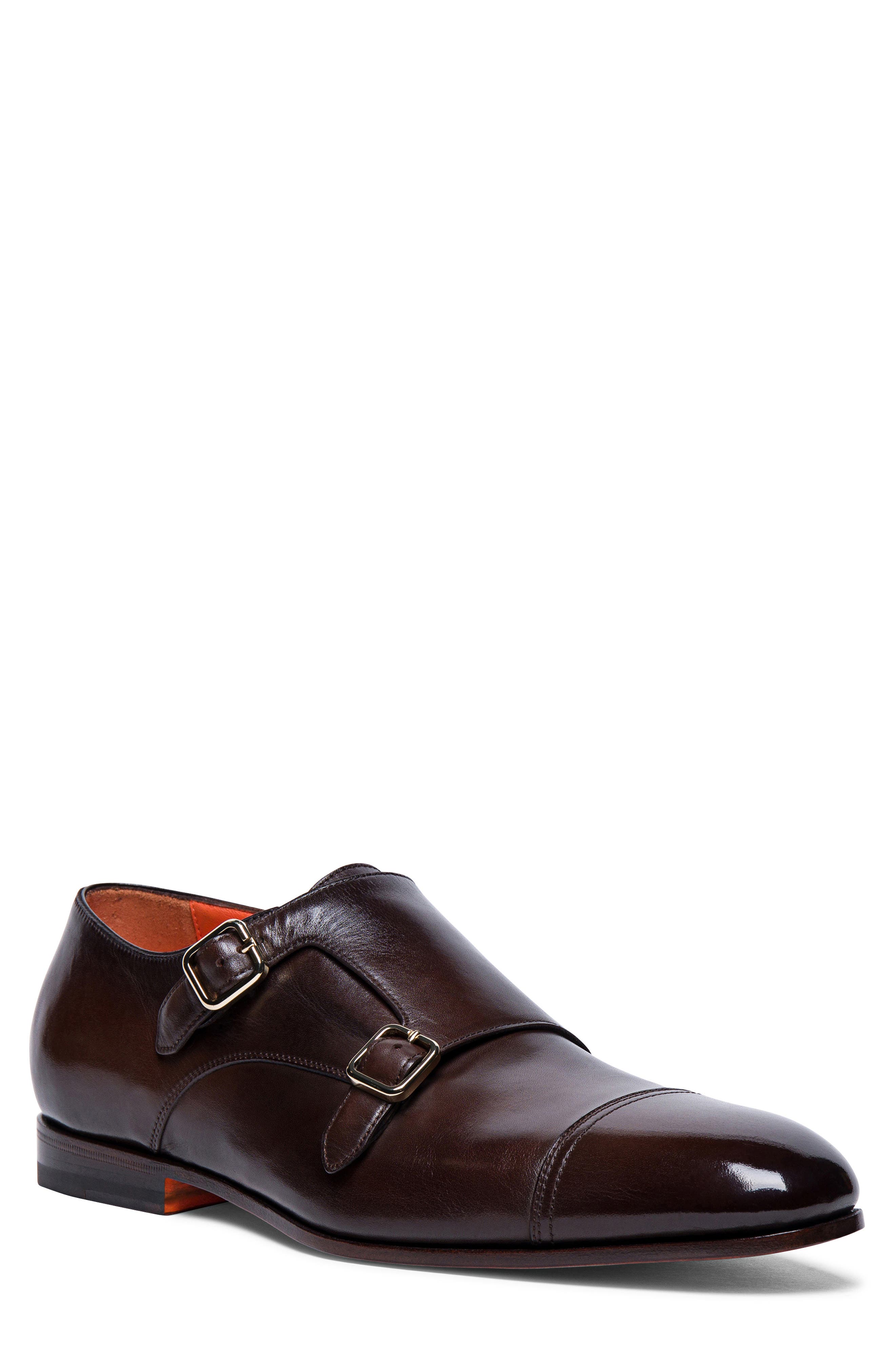 Santoni Daemons Double Monk Strap Shoe (Men) | Nordstrom