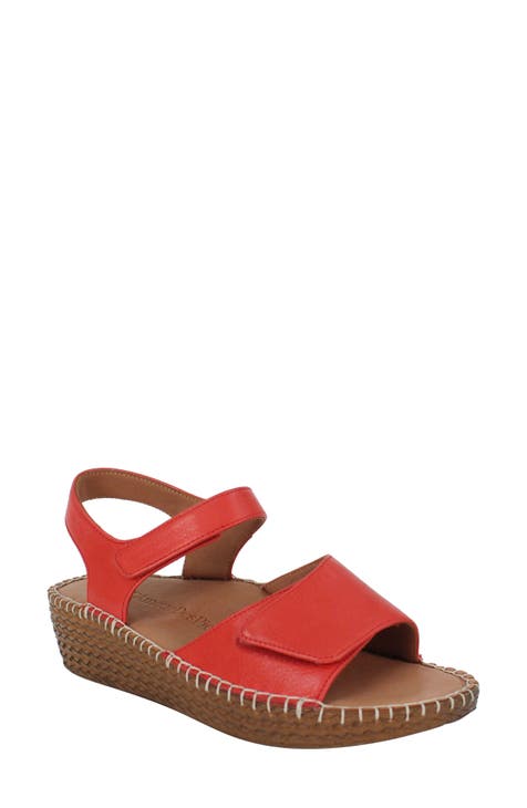 Women's Red Wedge Sandals | Nordstrom