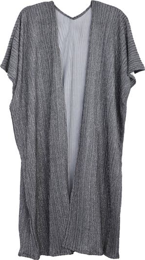 SAACHI Pleated Shimmer Duster | Nordstromrack