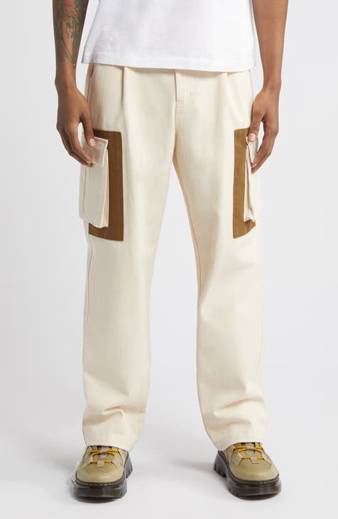 Men's Ivory Cargo Pants | Nordstrom