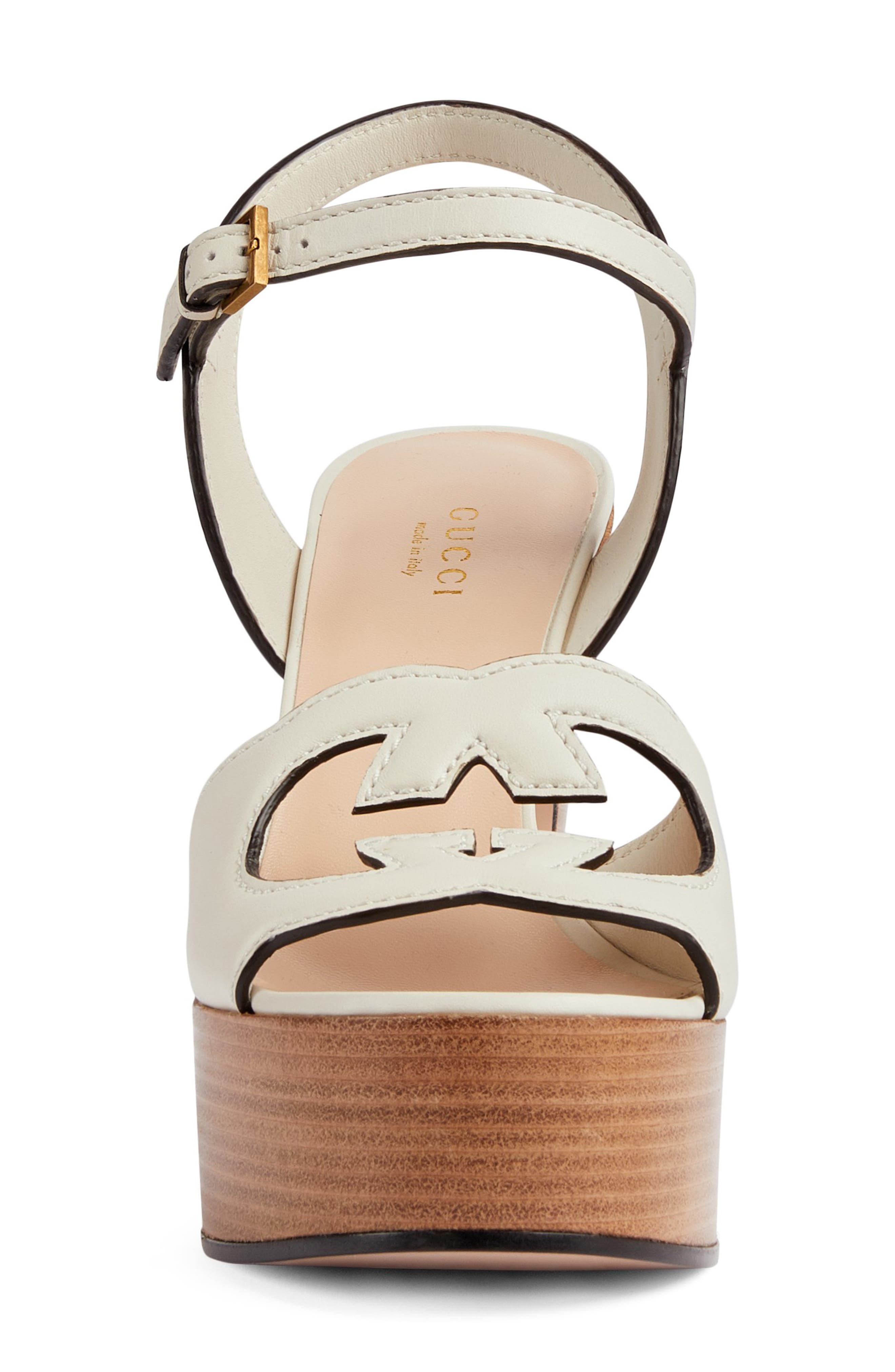 Gucci Interlocking G Cutout Platform Sandal (Women) | Nordstrom