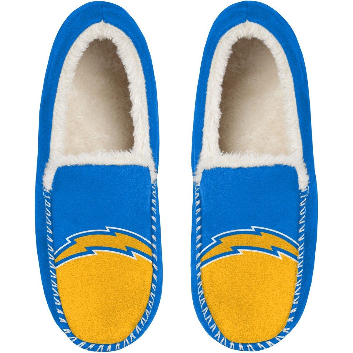 FOCO Men's FOCO Los Angeles Chargers Colorblock Moccasin Slippers ...