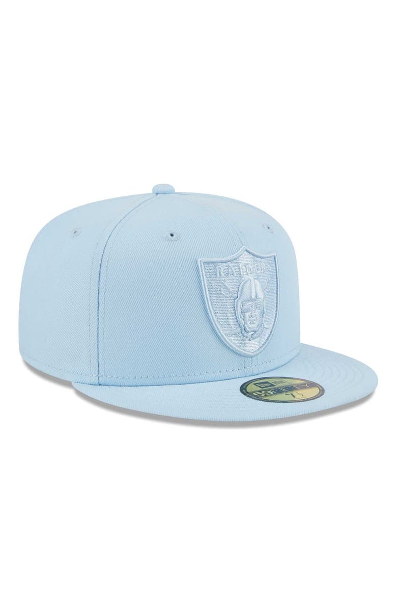 New Era Men's New Era Light Blue Las Vegas Raiders Color Pack 59FIFTY ...