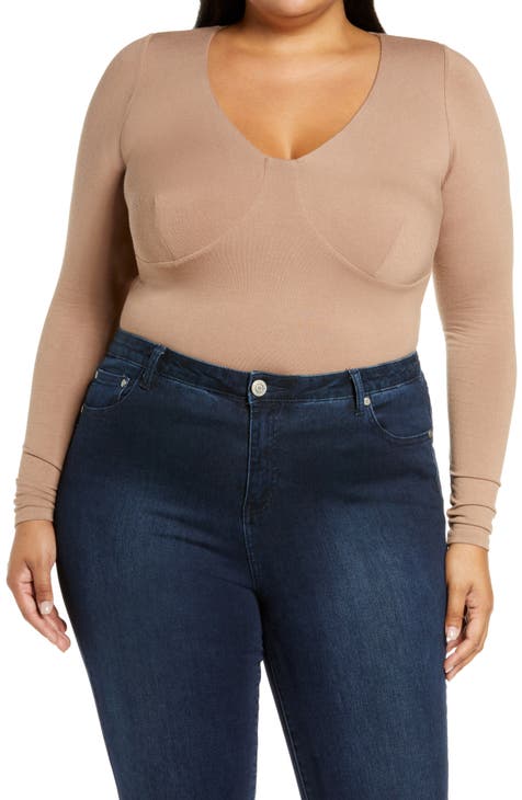 Women's Brown Plus-Size Tops | Nordstrom