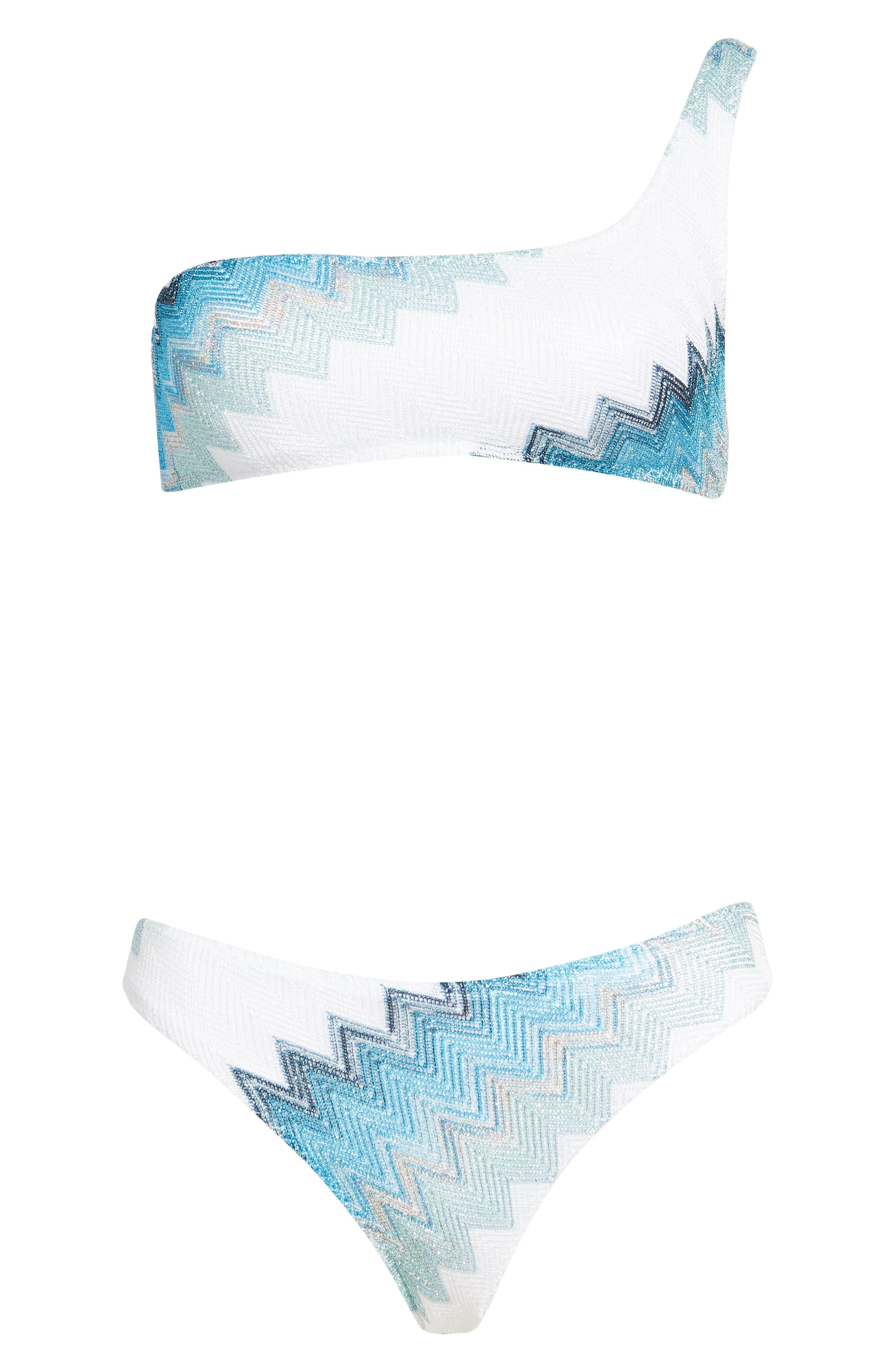 Missoni Chevron One-Shoulder Two-Piece Swimsuit | Nordstrom