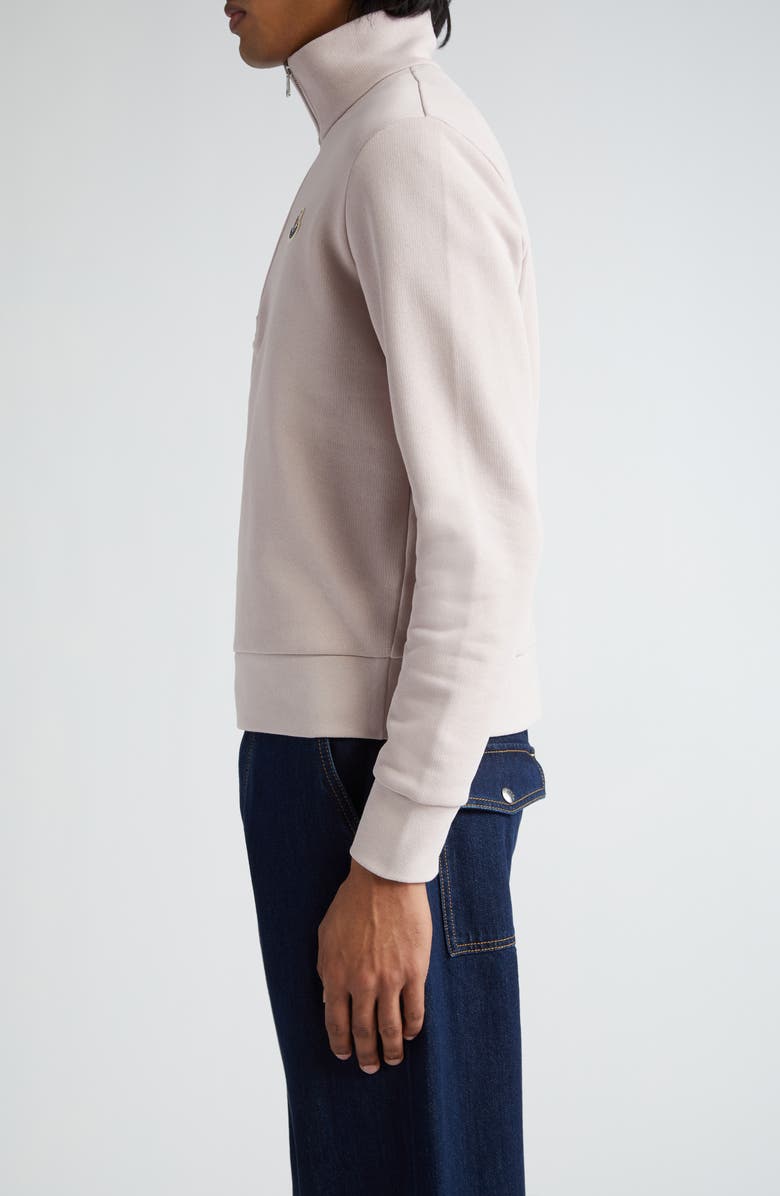 Moncler Logo Patch Quarter Zip Pullover | Nordstrom