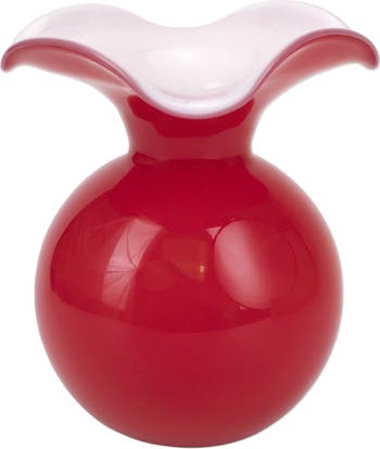 VIETRI Hibiscus Fluted Medium Vase | Nordstrom