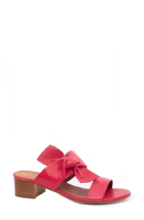 Red Block-Heel Sandals for Women | Nordstrom