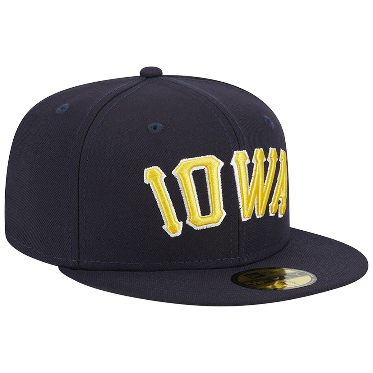 New Era Men's New Era Navy Iowa Cubs Theme Nights Oaks 59FIFTY Fitted ...