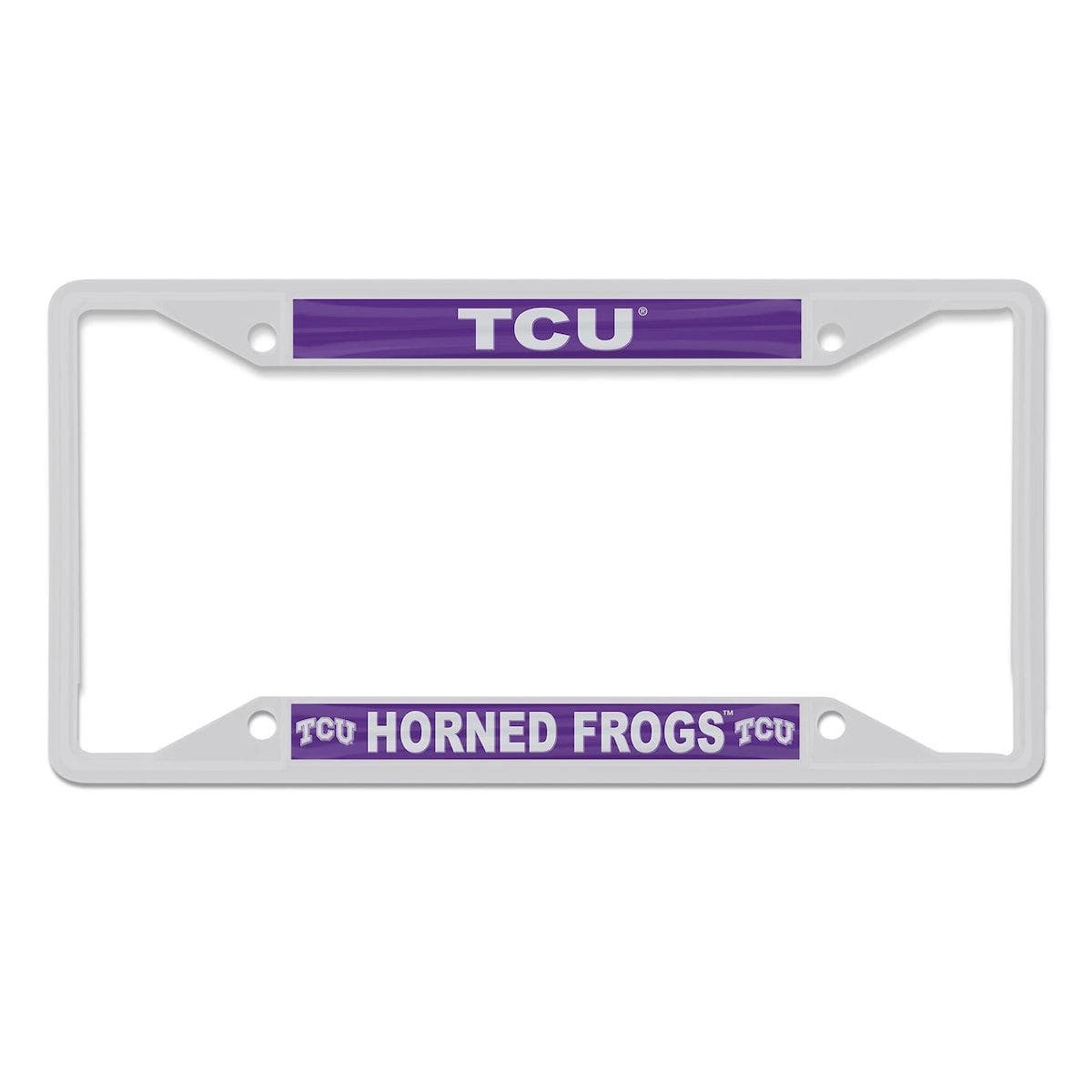 WINCRAFT TCU Horned Frogs Chrome Color License Plate Frame | Nordstrom