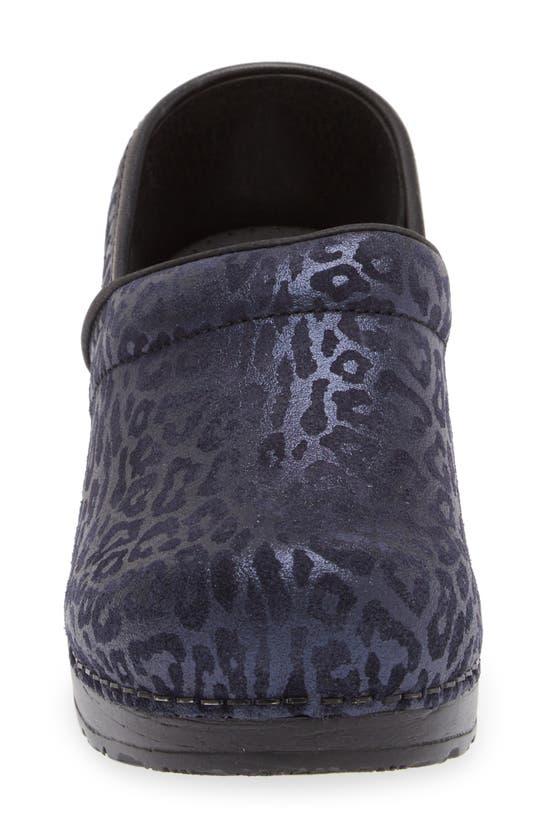 Sanita Pardus Leopard Print Clog In Navy | ModeSens