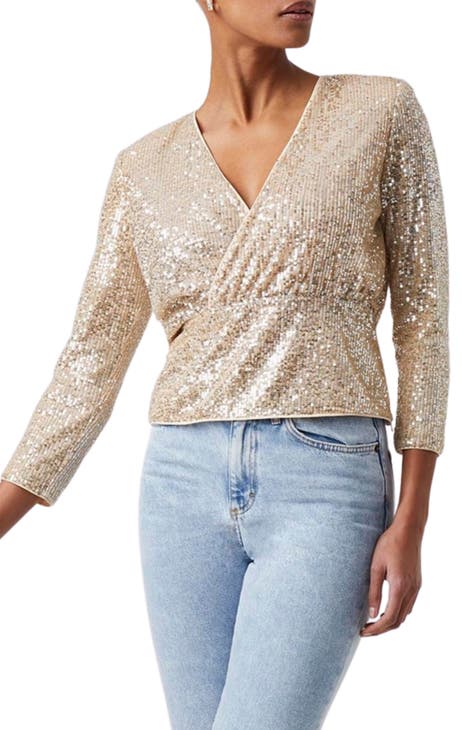 Women's Metallic Tops | Nordstrom