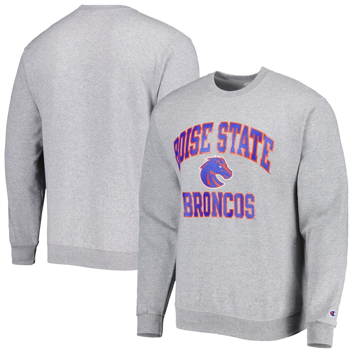 Champion Men's Champion Heather Gray Boise State Broncos High Motor ...