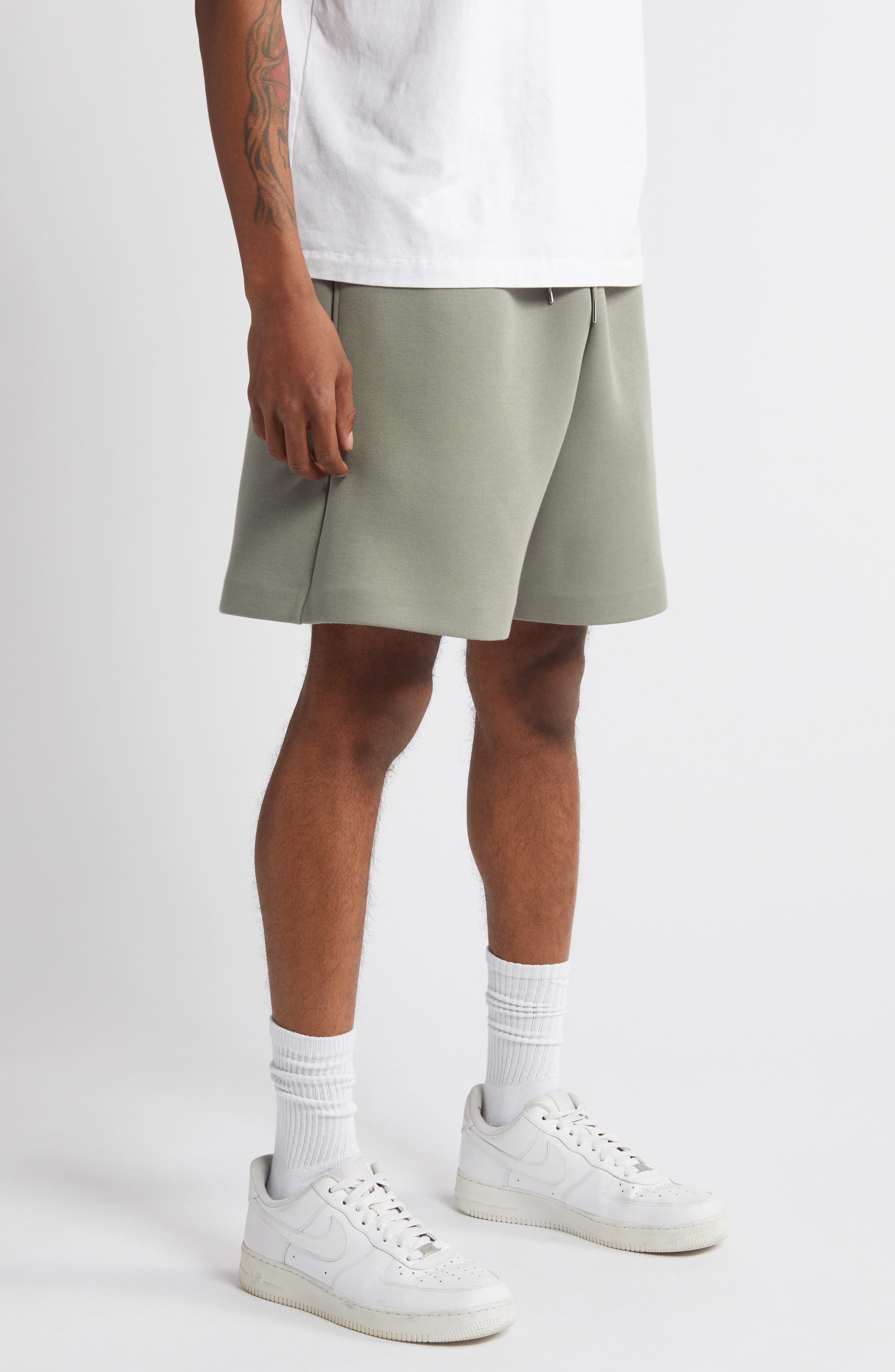 Nike Sportswear Tech Fleece Shorts in Dark Stucco | Smart Closet