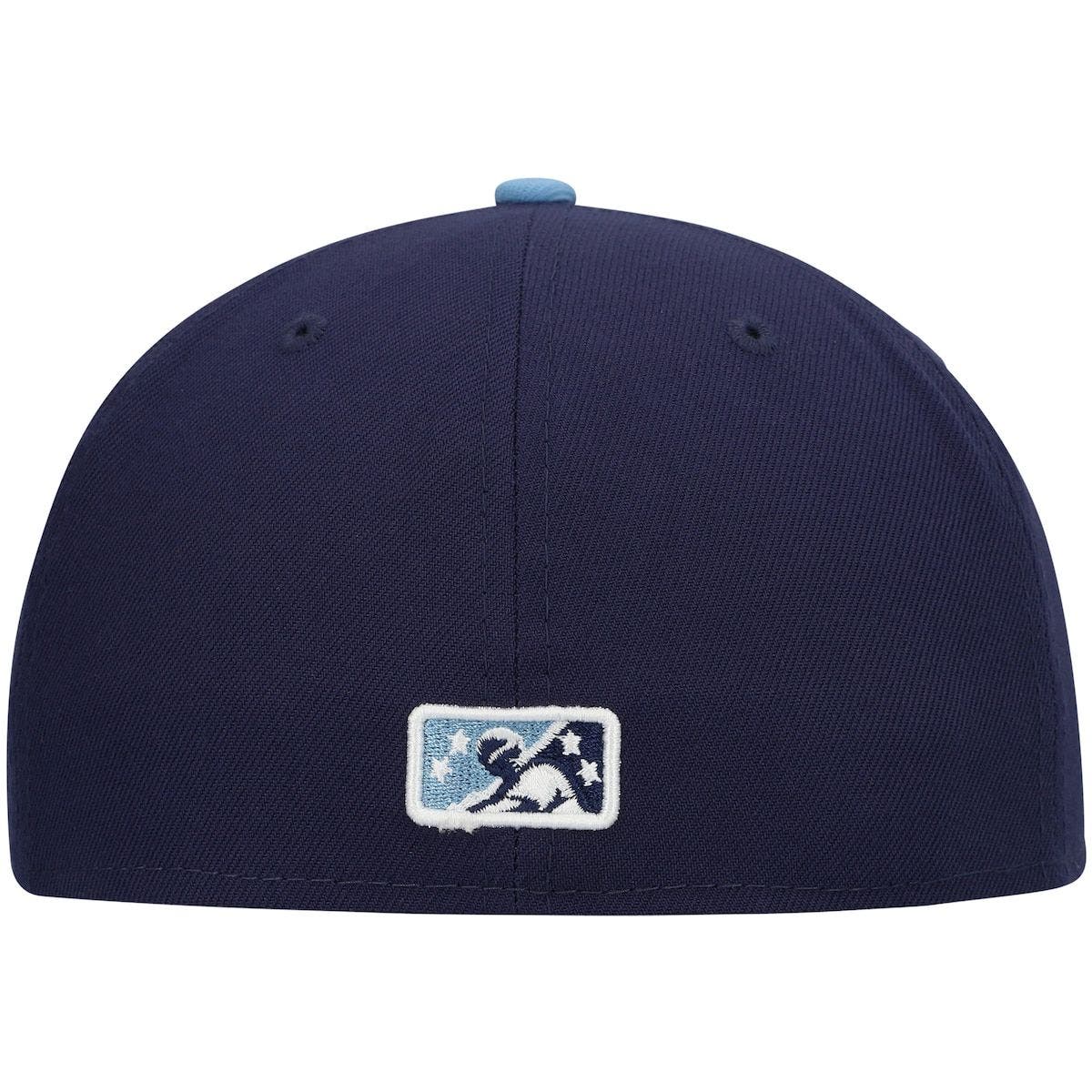New Era Men's New Era Light Blue Wilmington Blue Rocks Authentic ...