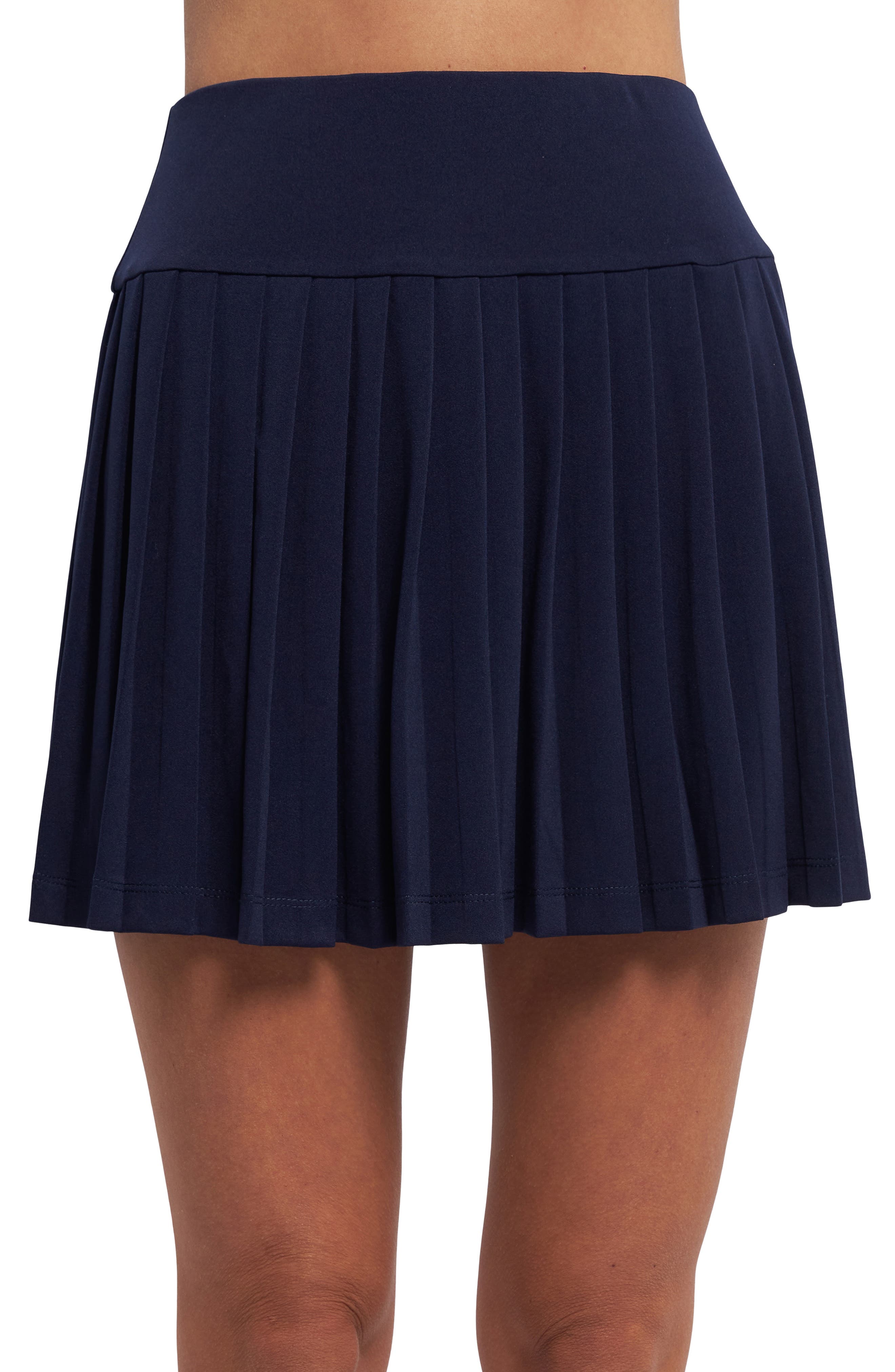 English Factory Sportswear Pleated Stretch Skort | Nordstrom