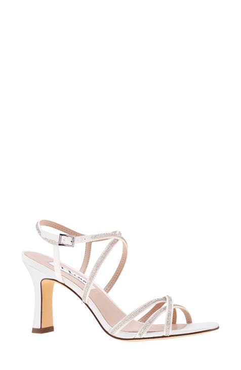 Women's Ivory Strappy Sandals & Heels | Nordstrom
