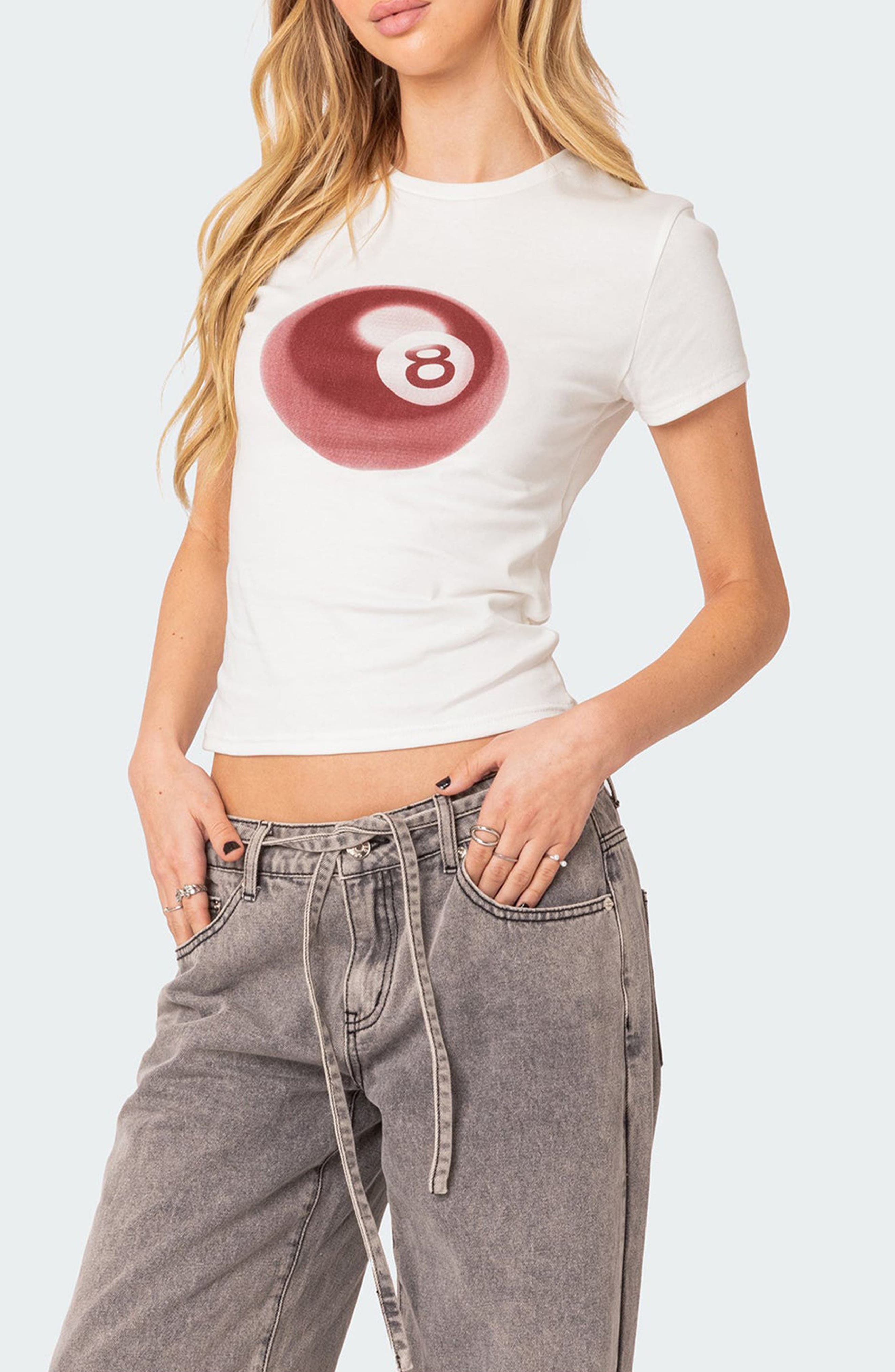 EDIKTED Magic 8 Short Sleeve Graphic T-Shirt | Nordstrom