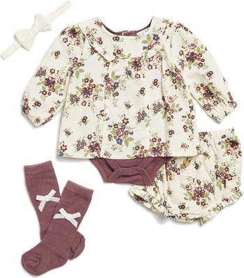 Nicole Miller 4-Piece Tunic Bodysuit Outfit Set | Nordstromrack
