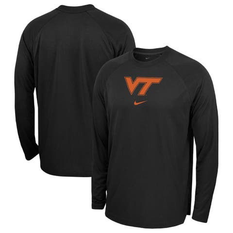 Men's Nike Black Virginia Tech Hokies Basketball Spotlight Raglan ...