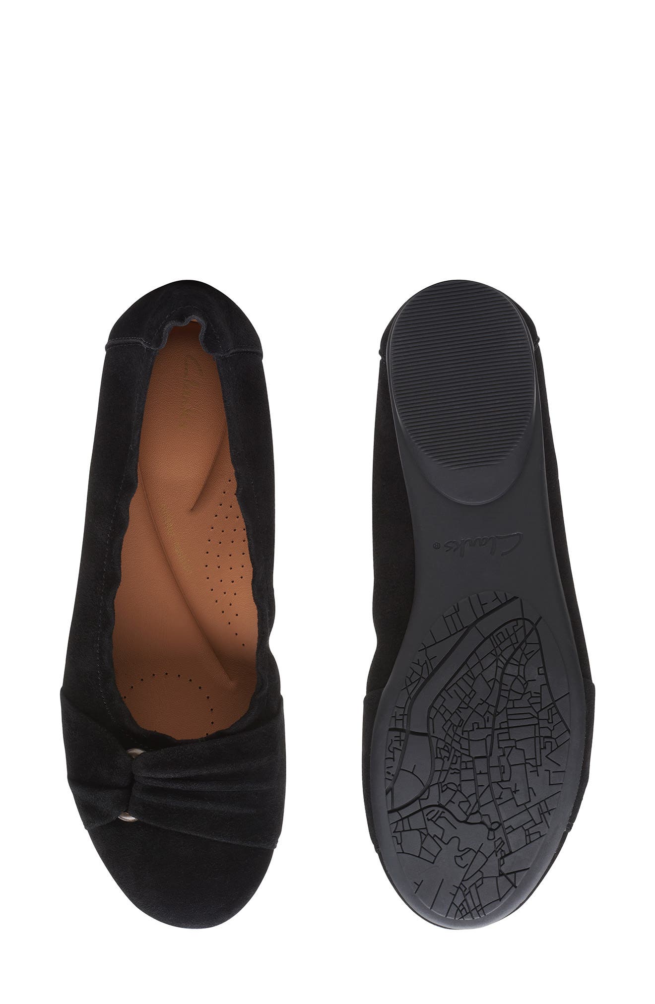Clarks® Rena Step Suede Flat (Women) | Nordstrom