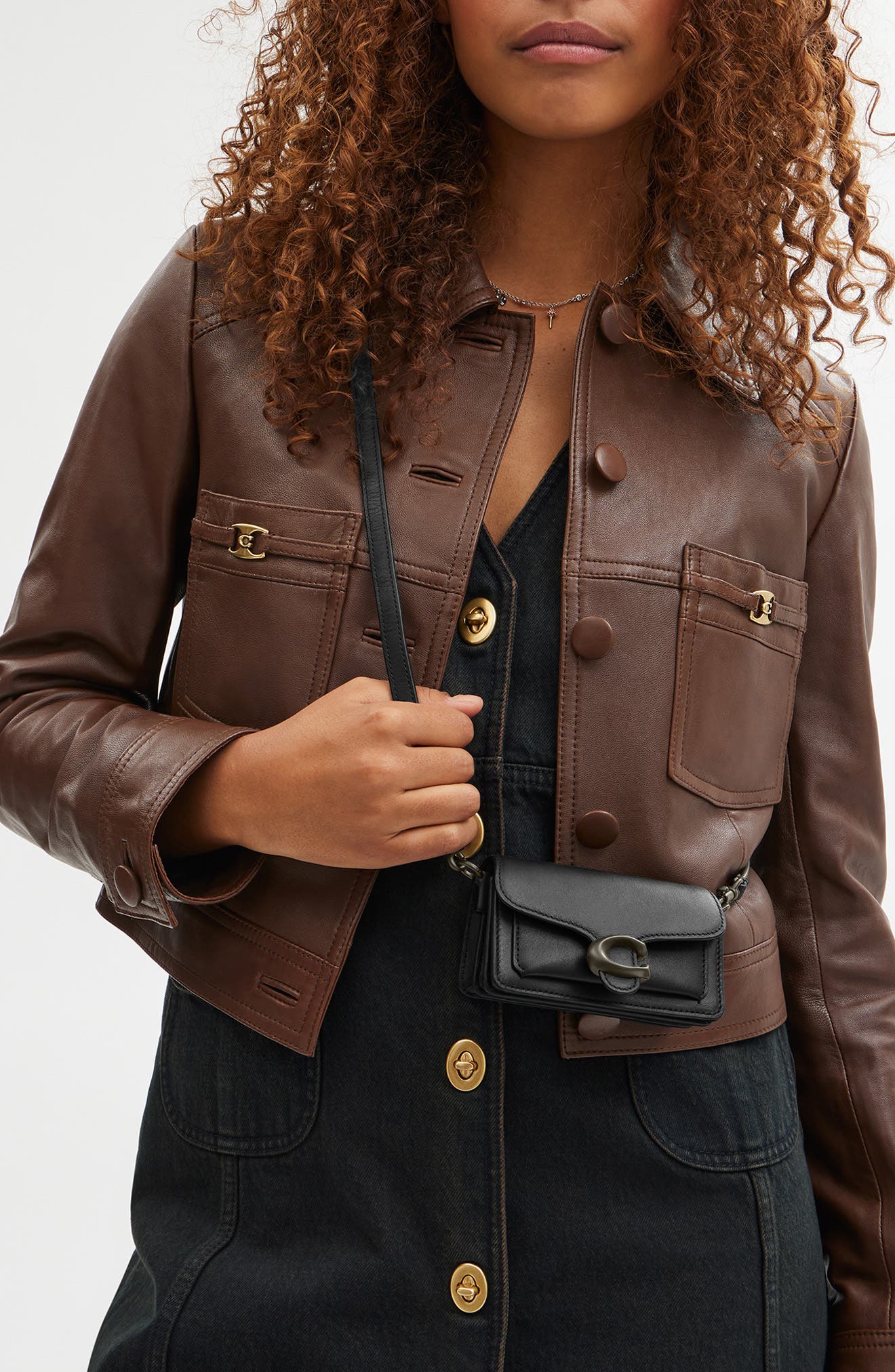 COACH Tabby 12 Leather Shoulder Bag | Nordstrom