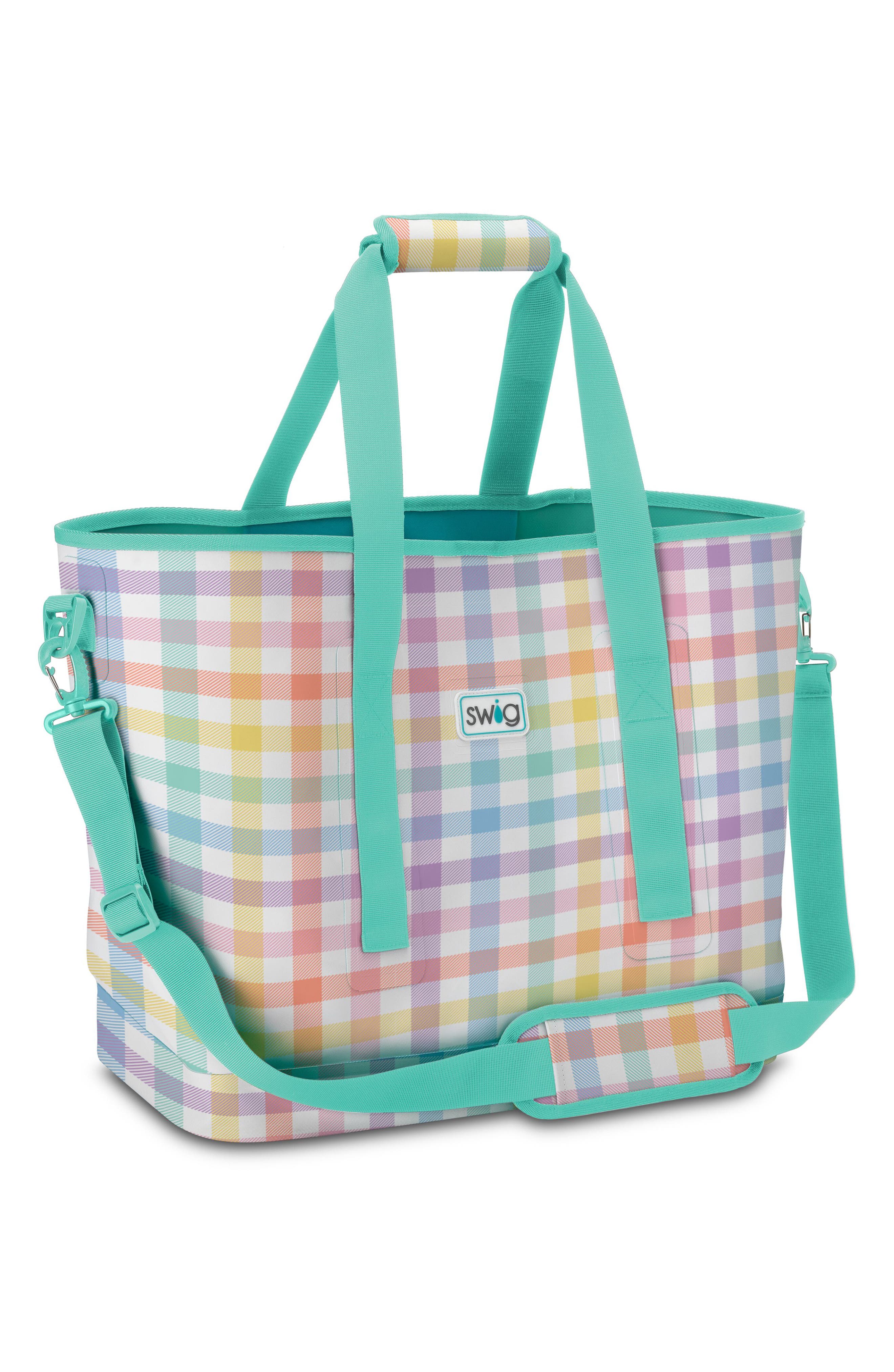 SWIG LIFE Pretty in Plaid Biggi Waterproof Tote Bag | Nordstromrack