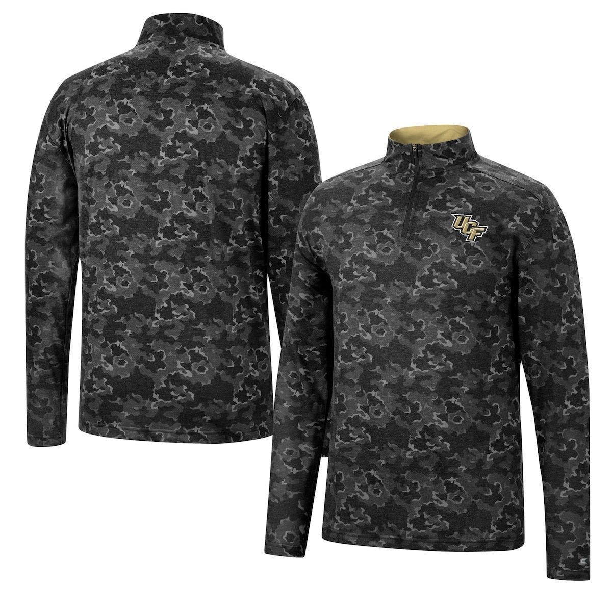 COLOSSEUM Men's Colosseum Black UCF Knights Tivo Quarter-Zip Jacket ...