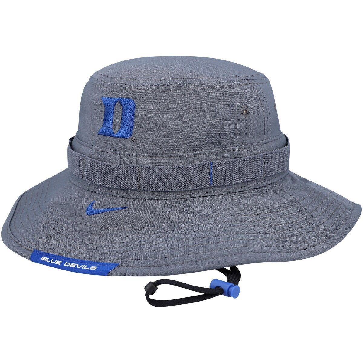 Nike Men's Nike Gray Duke Blue Devils Performance Boonie Bucket Hat ...