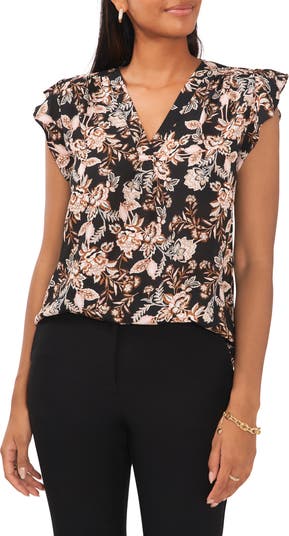 Chaus Flutter Sleeve Blouse | Nordstrom