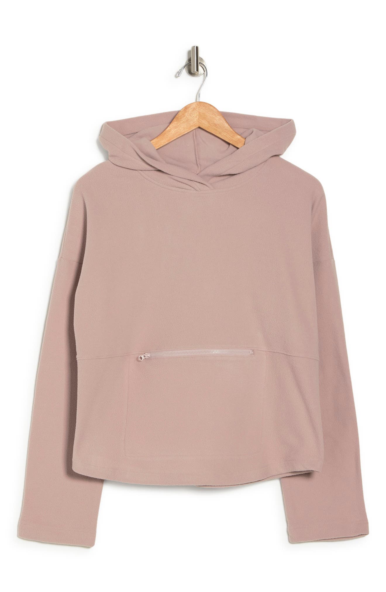 Z By Zella Cascade Pullover Hoodie In Pink Sphinx | ModeSens
